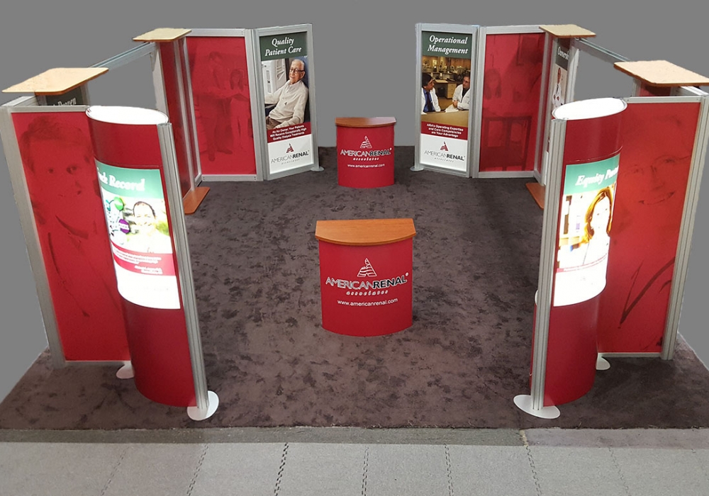 Modular & Portable Exhibits | Tension-Fabric Displays | Backlit Booths