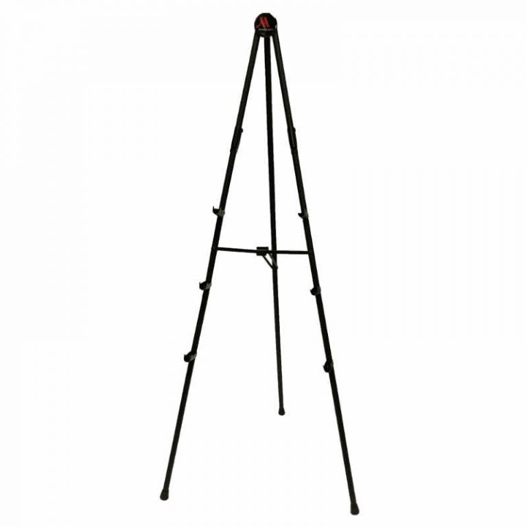 Brass 6-foot Easel | Portable Sturdy Steel Display Easels - IDEC Displays